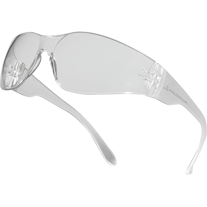 Delta Plus Brava2 Clear Monobloc Safety Glasses - SafetyGoggles.co.uk