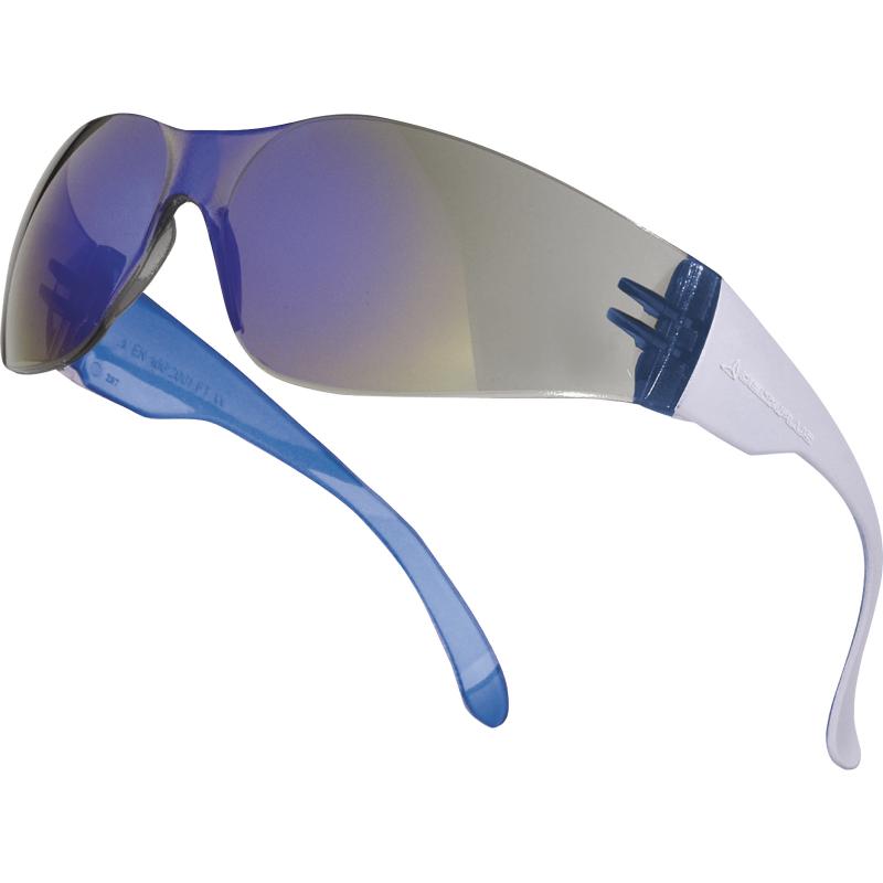 Delta Plus Brava2 Mirror Monobloc Safety Glasses - SafetyGoggles.co.uk