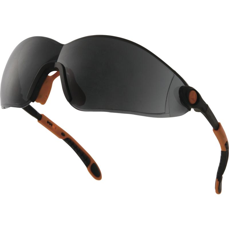Delta Plus Vulcano2 Smoke Safety Glasses - SafetyGoggles.co.uk