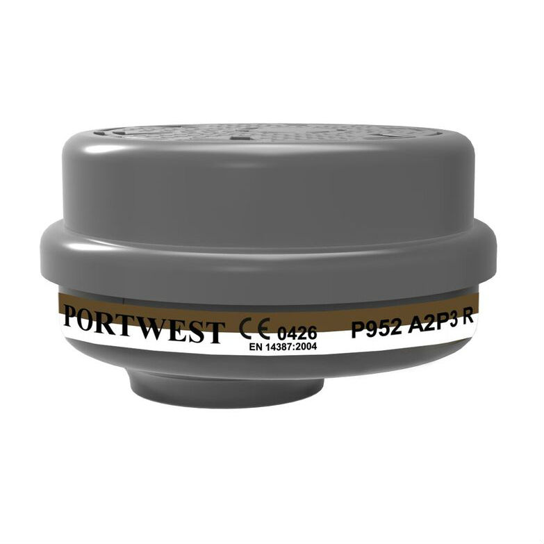 Portwest A2P3 Combination Filter Bayonet Connection P952BKR (Pack of 4 ...