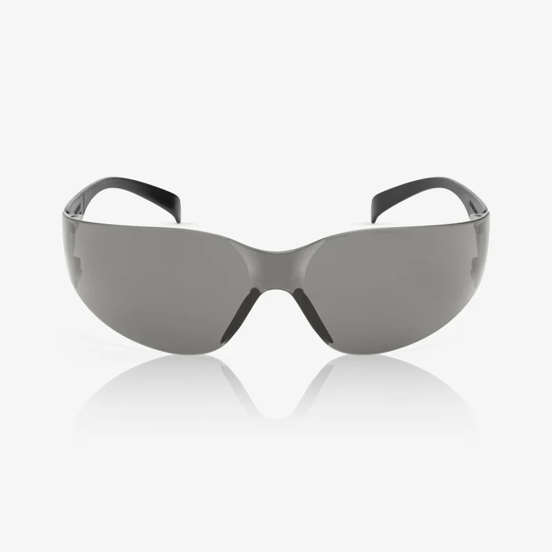 Skytec EME18 Wrap Grey Safety Glasses - SafetyGoggles.co.uk